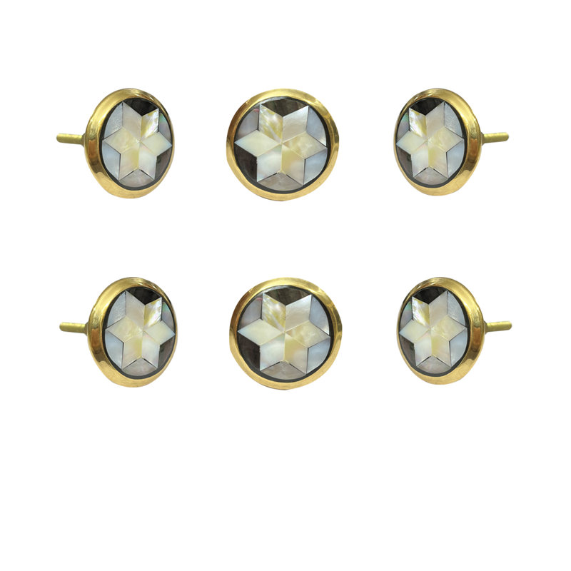 Perilla Home 1.5" Diameter Star Knobs | Wayfair